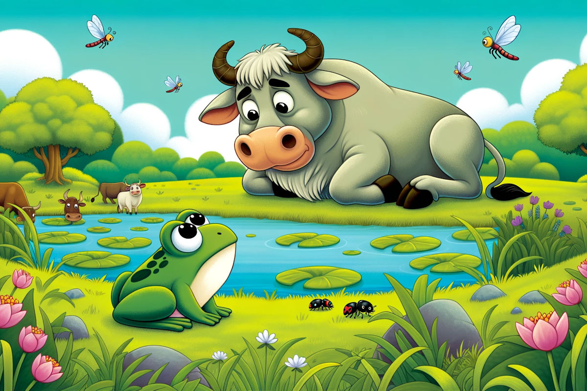 La Rana y el Buey: Una Fábula sobre la Envidia y la Humildad - Aula ...